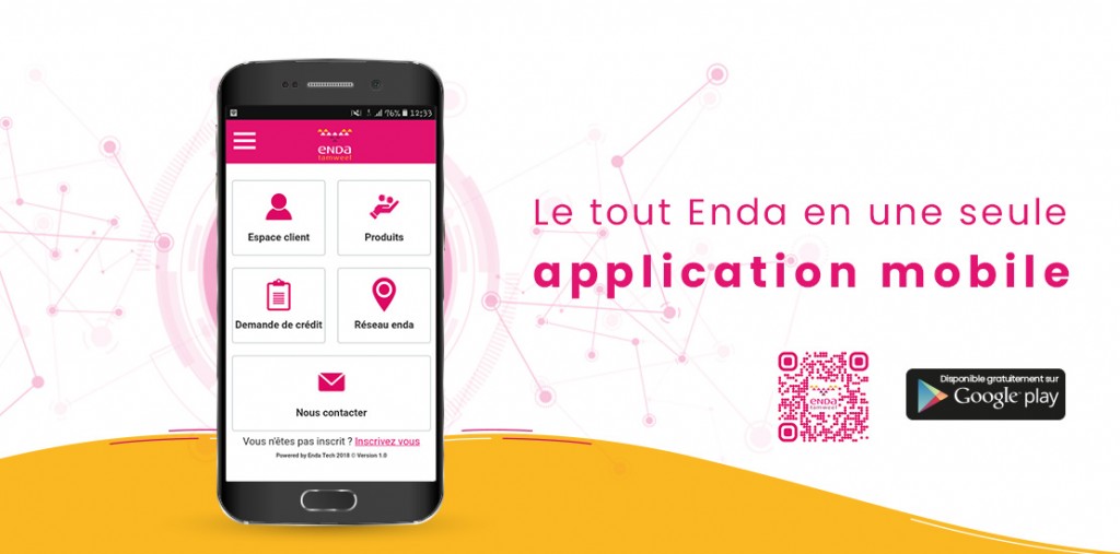 Enda Tamweel lance sa nouvelle application mobile - Enda tamweel